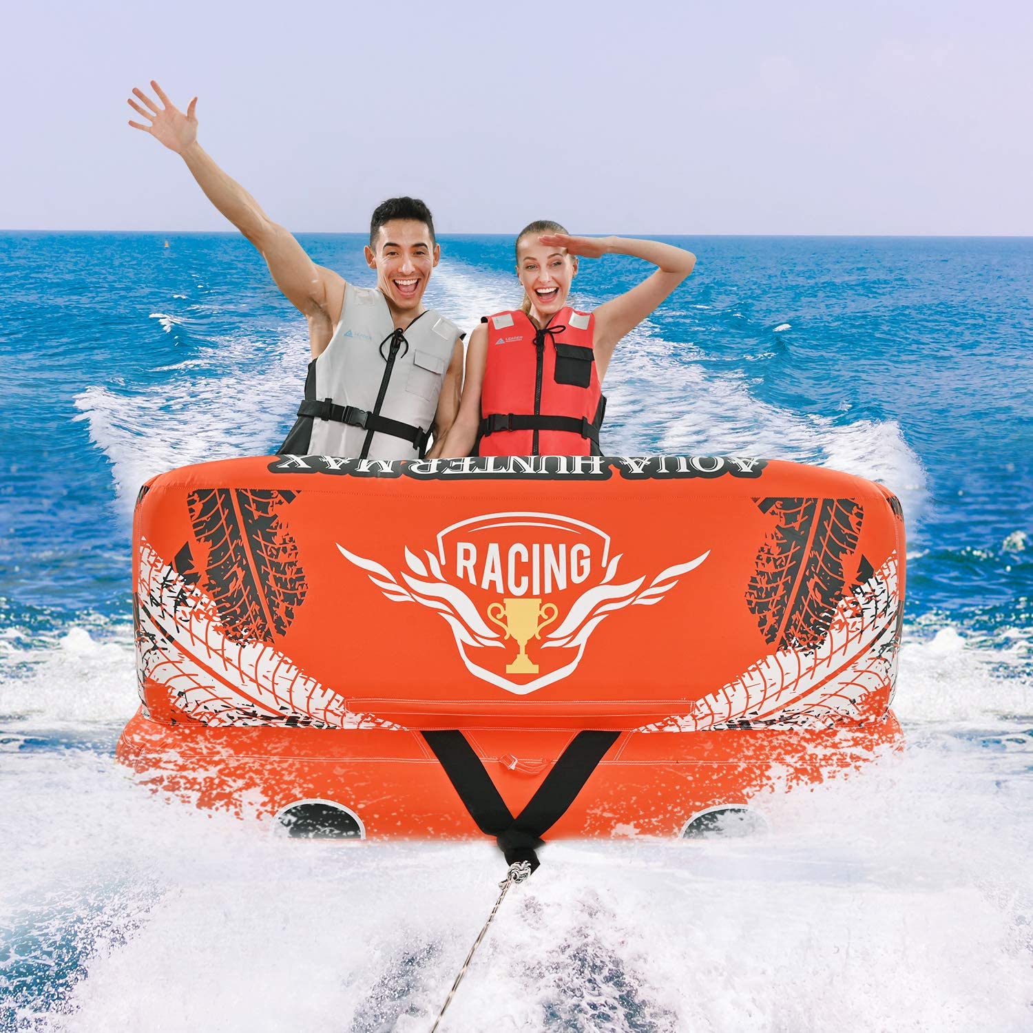 3-Person Towable Tube Front & Back Tow Points- Leader Accessories