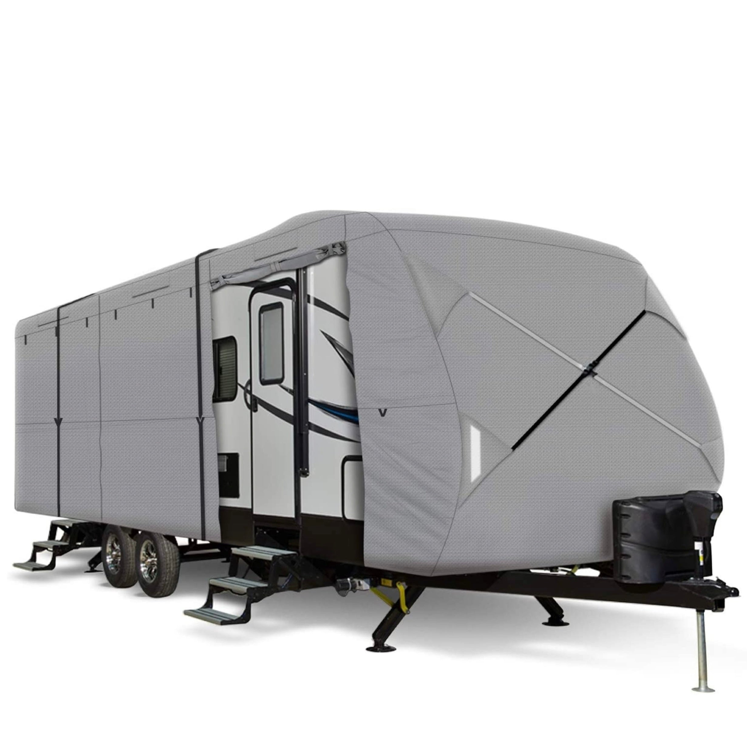 Travel Trailer RV Cover Camper Cover Windproof Extra Thick Upgraded 5 ...